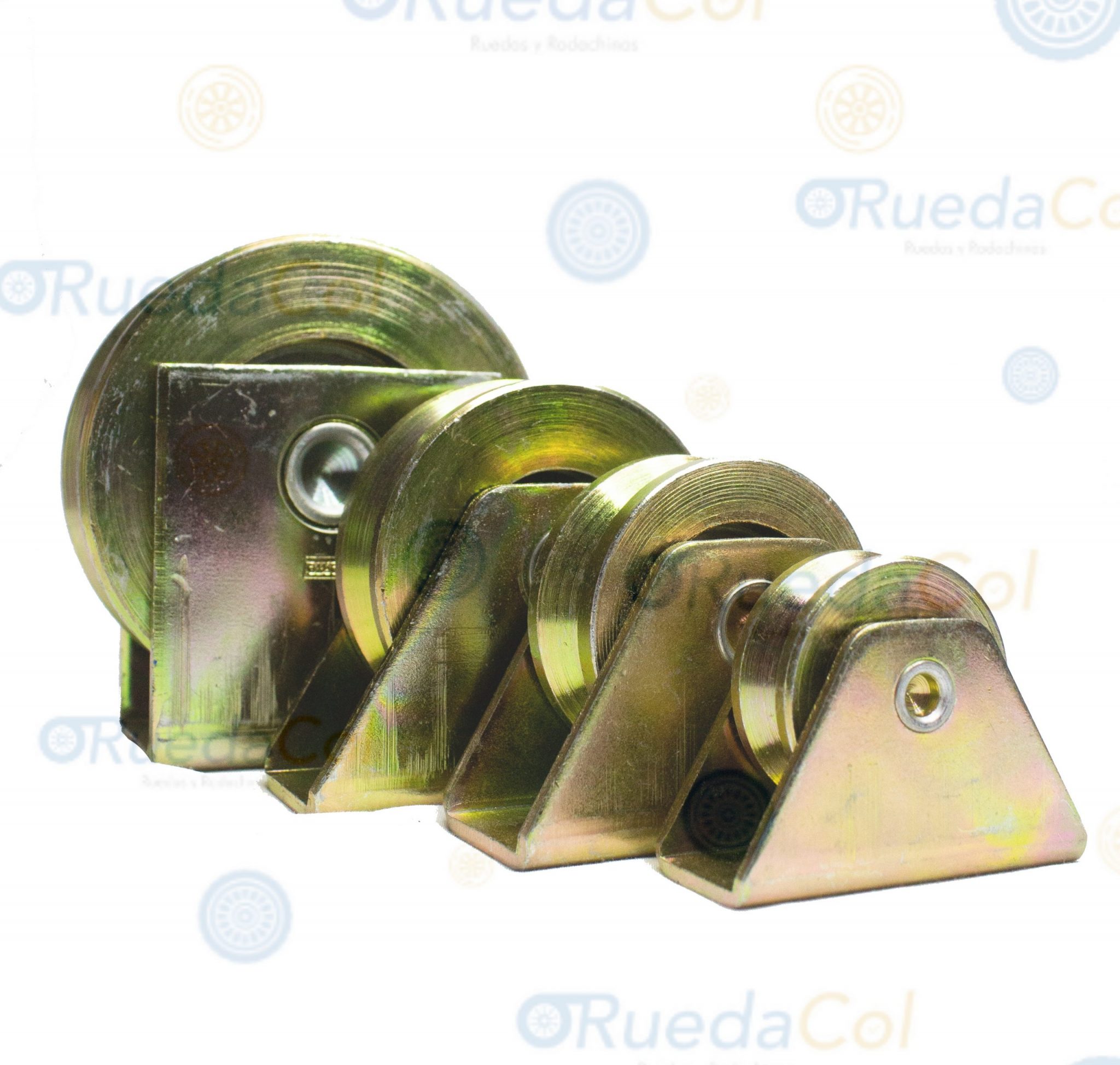 RUEDAS ACANALADAS CON SOPORTE - RuedaCol